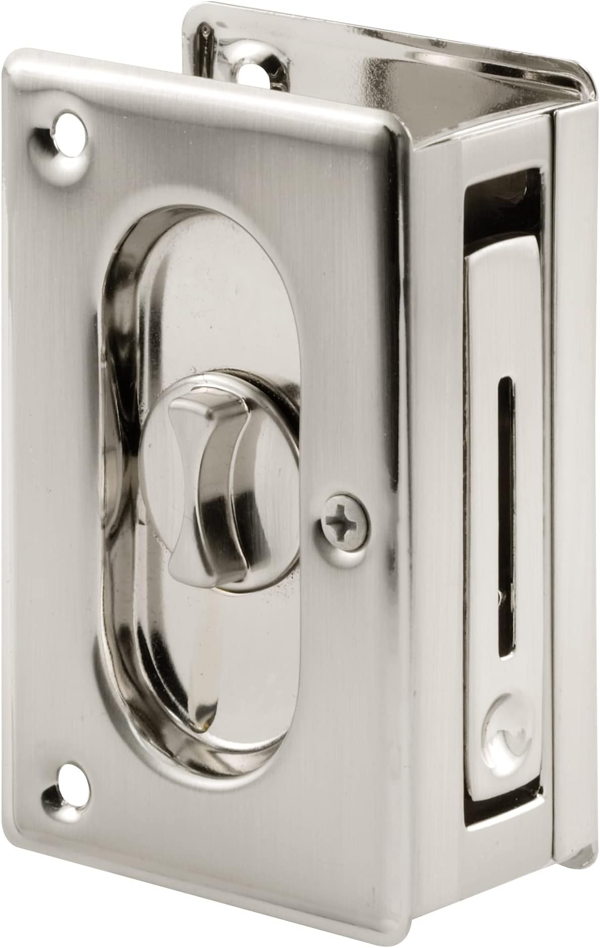 SCHLAGE LOCK CO SC991B-619 Sliding DR Lock, Satin Nickel - Schlage Door ...