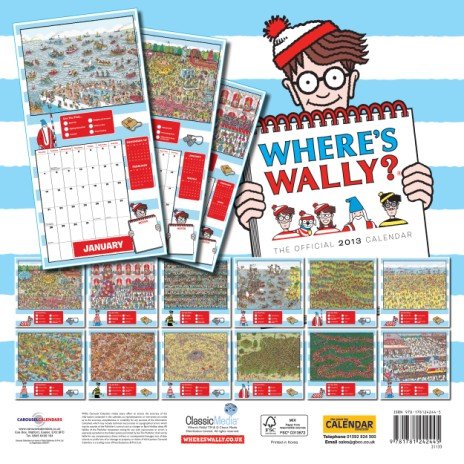 Wheres Wally Wall 2013: 9781781242445: Amazon.com: Books