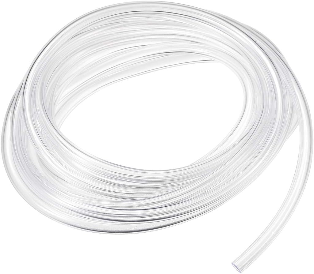 uxcell PVC Hose Tube, 3mm(0.11") ID x 5mm(0.19") OD 3 Meter 9.8ft Clear ...