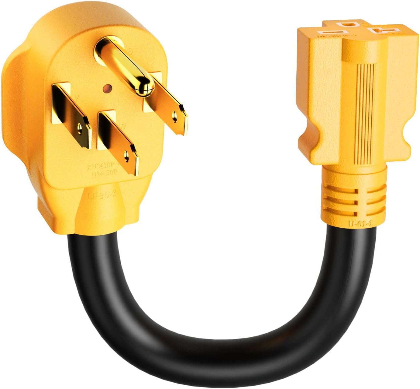 Amazon.com: MECMO NEMA 14-50P to 6-20R EV Charger Adapter, 50 AMP 4 ...