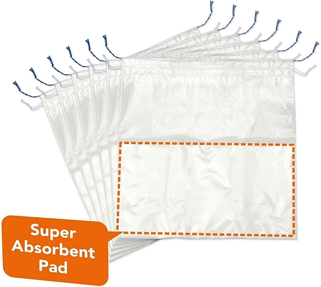 Carebag Vomit Bag with Super Absorbent Pad (Box of 20 Liners) : Amazon ...