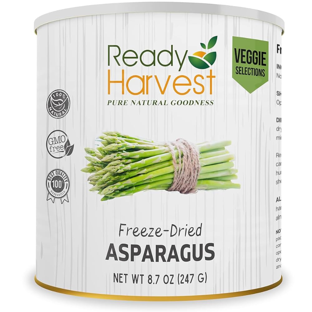 Amazon.com: Ready Harvest Freeze Dried Food - Asparagus | Emergency ...