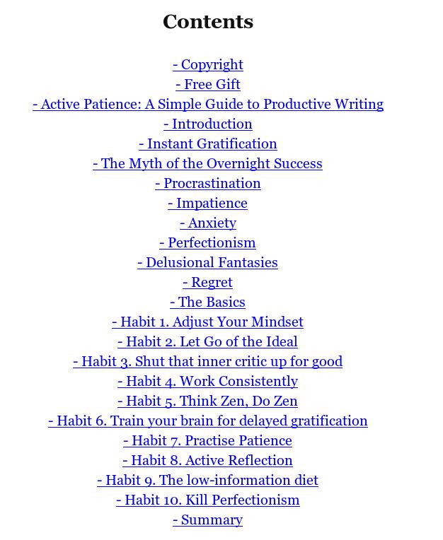 Active Patience: A Simple Guide to Productive Writing - Kindle edition ...