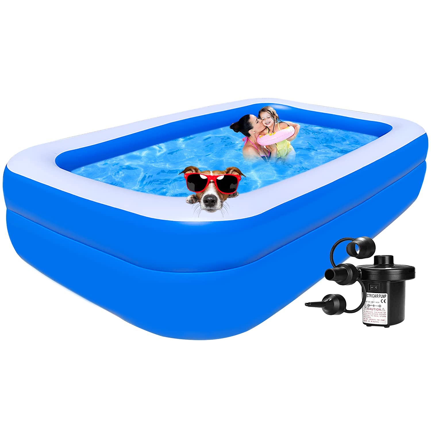 Buy Inflatable Pool for Kids and Adults - Kiddie Pool Inflatable ...