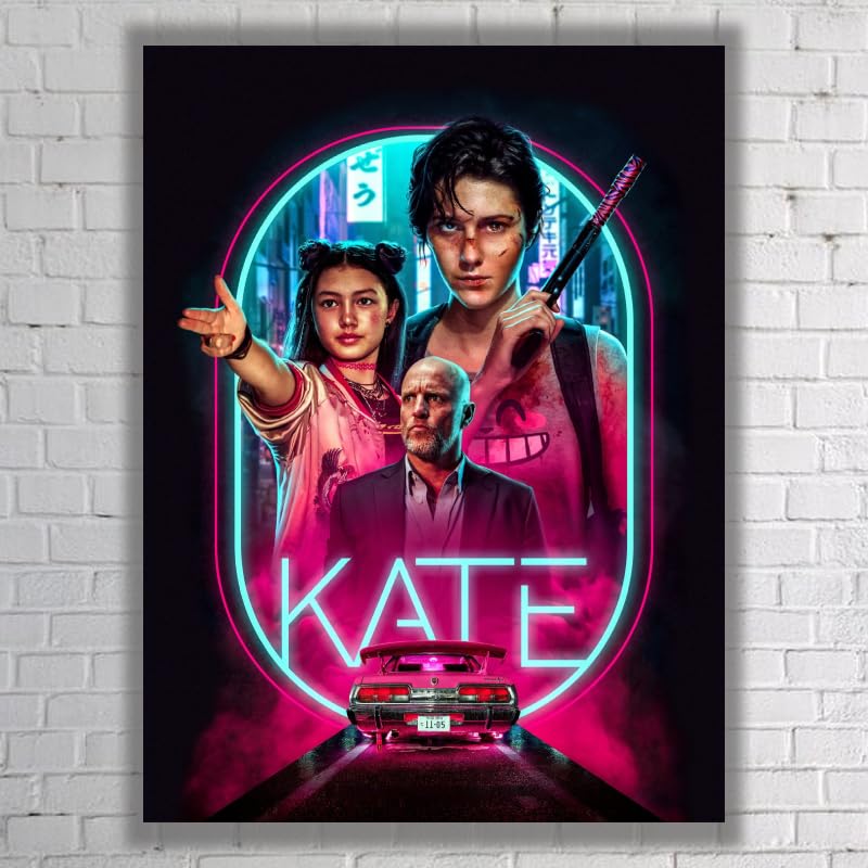 Amazon.com: Kate Action Movie Posters, Woody Harrelson Poster, Livining ...