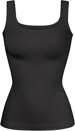 YIOIOIO Women Shapewear Tank Tops Tummy Control Compression Tops ...