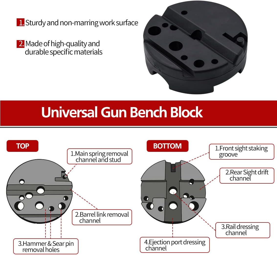 Buy Roll Pin Punch Set,14pcs Gunsmithing Punch Removing Repair Tools ...