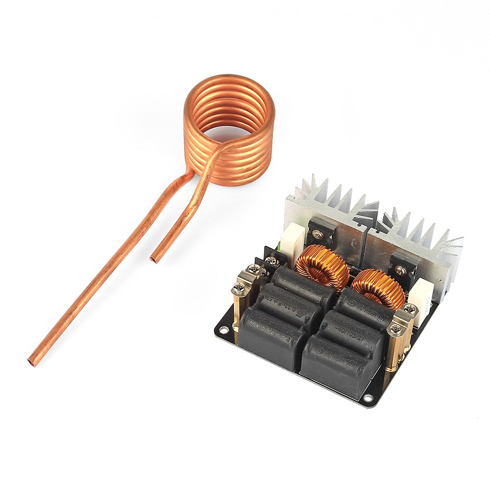 Leaningtech 1000w Zvs Low Voltage Induction Heating Board Module Tesla ...