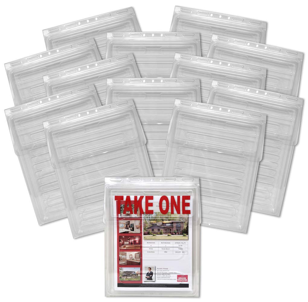 Amazon.com : Outdoor Real Estate Brochure Box - Easy to Use Take One ...