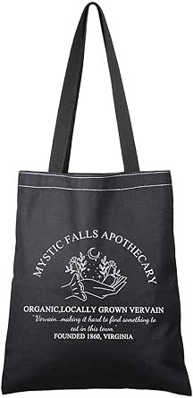 Amazon.com: G2TUP Vampire TV Show Inspired Gift Mystic Falls Tote Bag ...
