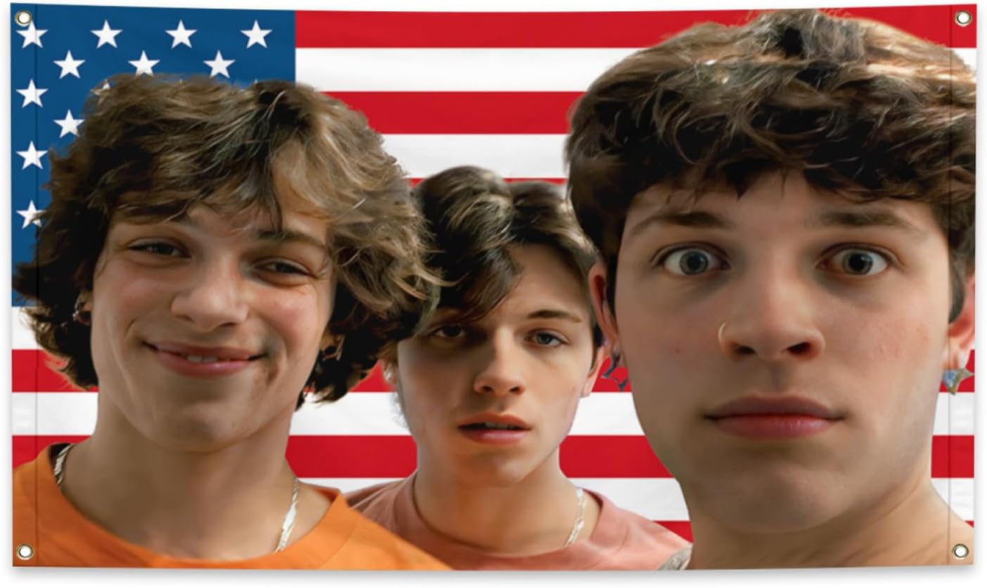 Amazon.com: Funny Tapestry Sturniolo Teens Triplets Flag Tapestry ...