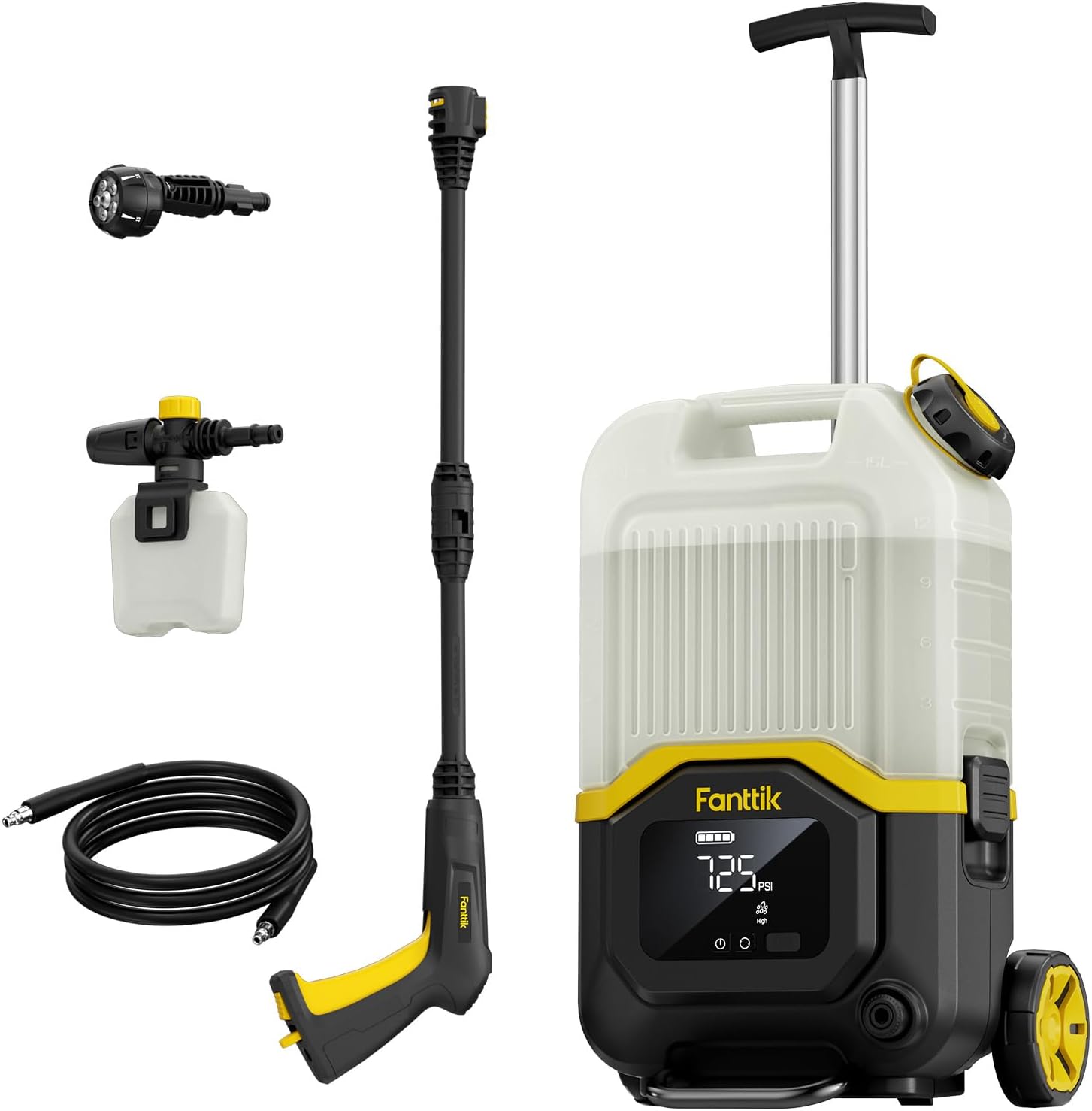 Amazon.com : Petra Battery Powered Sprayer - 14 Gallon Large Cart ...