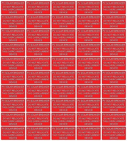 Amazon.com: CDXHOME 50PCS Premium Solar Breaker Label Pack - 2" x 1.1 ...