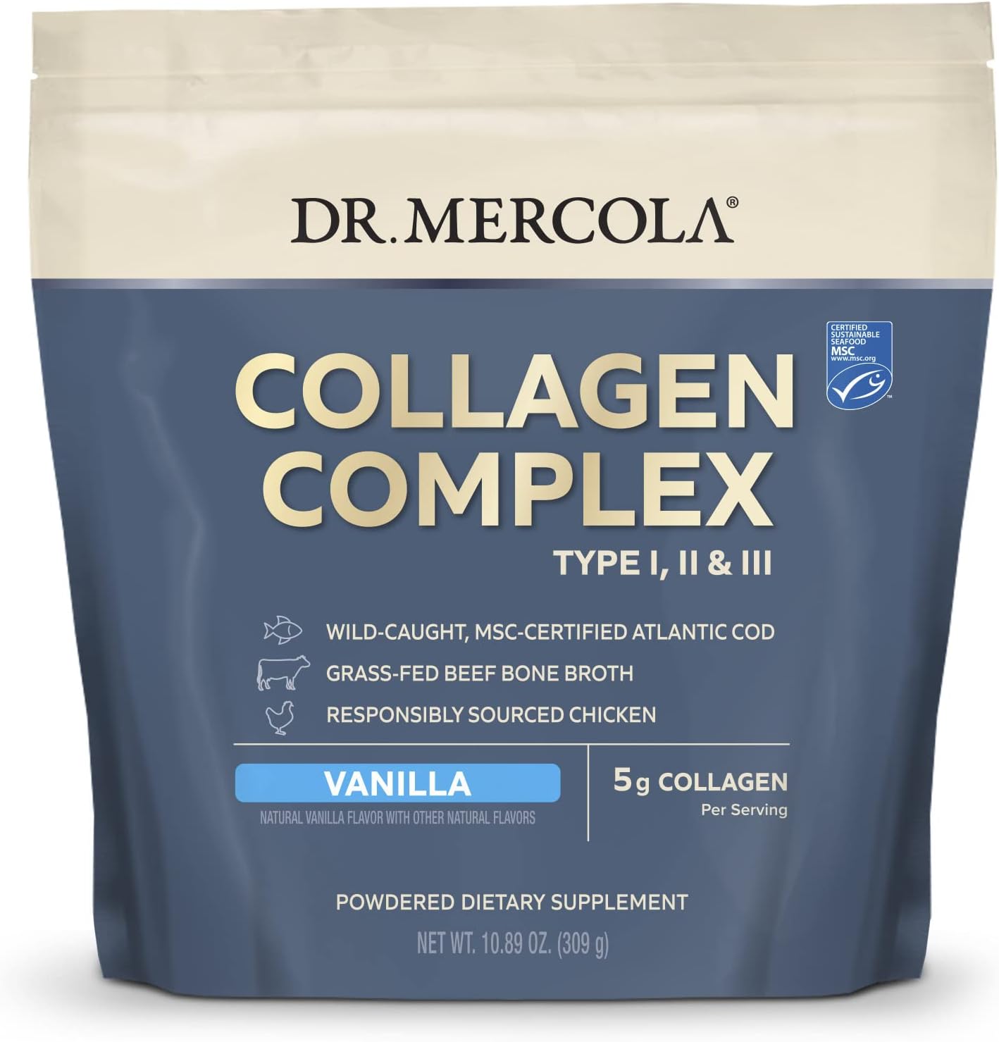 Amazon.com: Dr. Berg Multi Collagen Peptides Powder Types I, II, III, V ...