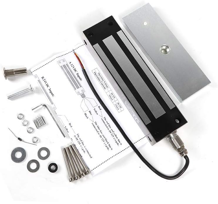 Lock TBVECHI 12/24V 500KG/1200LB Waterproof Electromagnetic Gate Lock ...