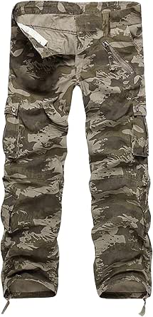 Mens Military Camouflage Cargo Pants Mens Combat Cargo Camoflage Army ...
