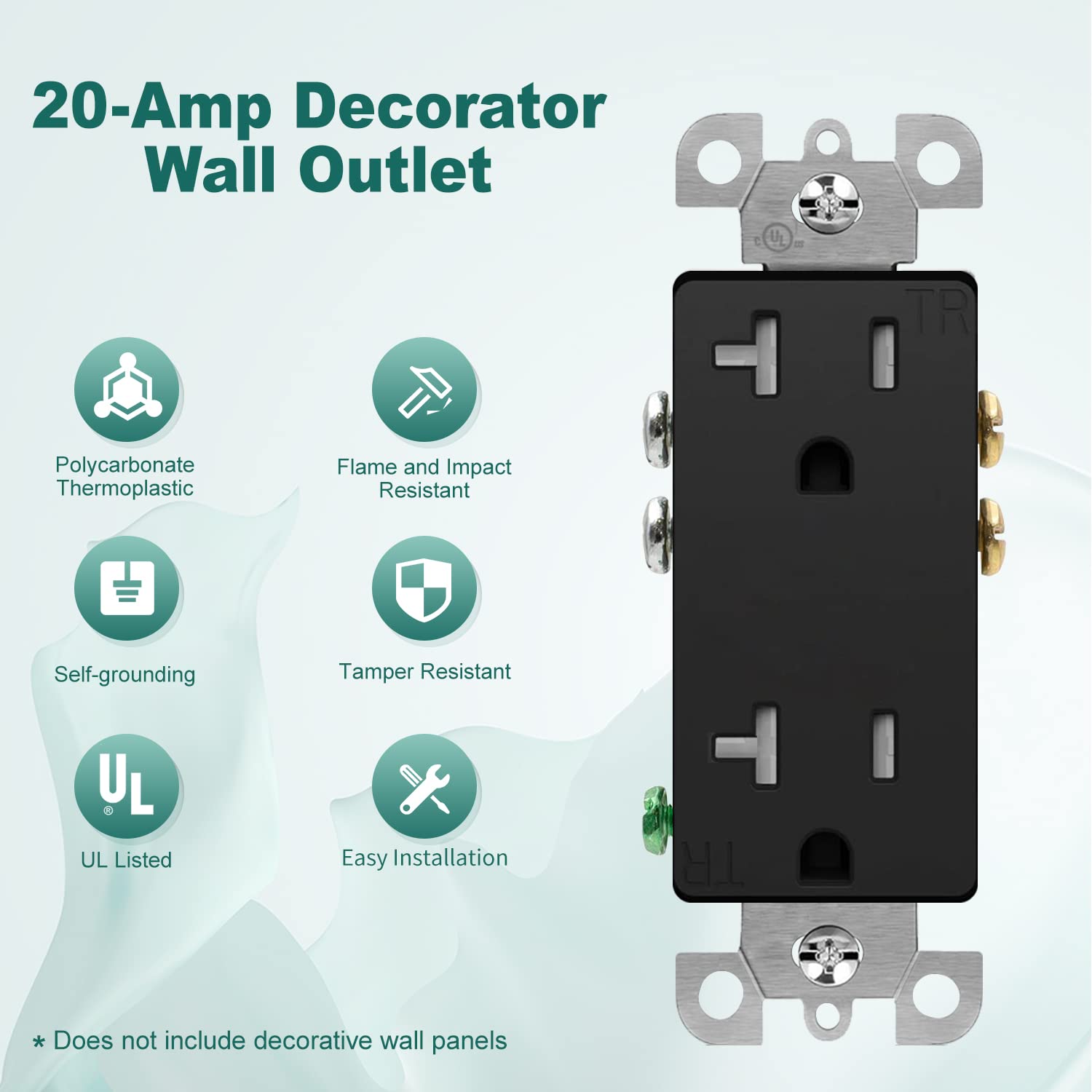 Snapklik.com : Micmi Decorator Receptacle Outlet, Standard Electrical ...