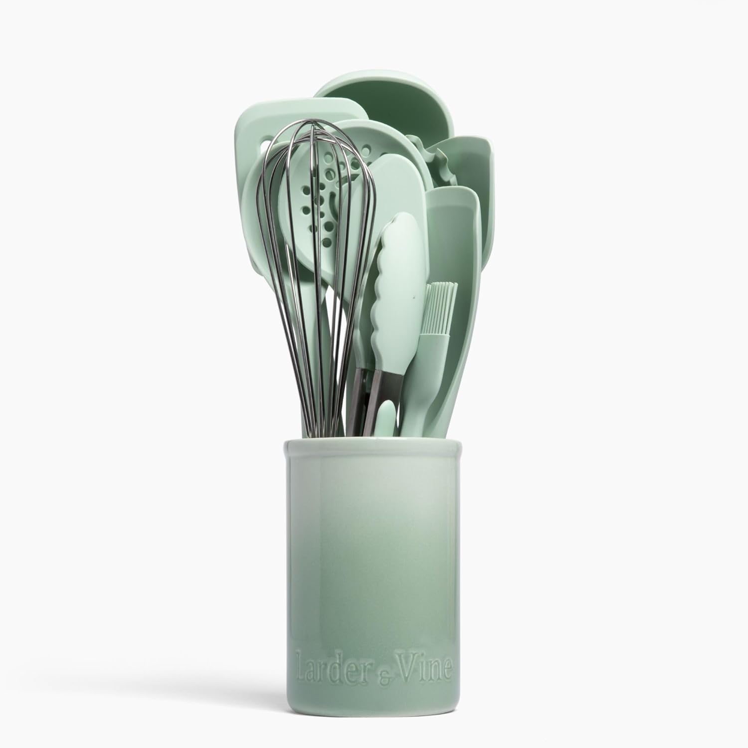 Amazon.com: 12pc Silicone Kitchen Utensils with Stainless Steel handles ...