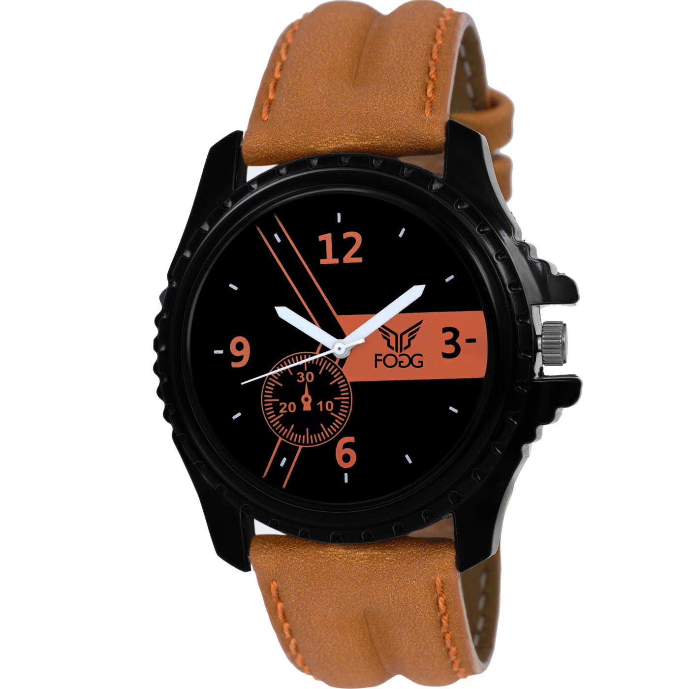 FOGG Analog Black Dial Men's Watch 1083-BR : Amazon.in: Fashion