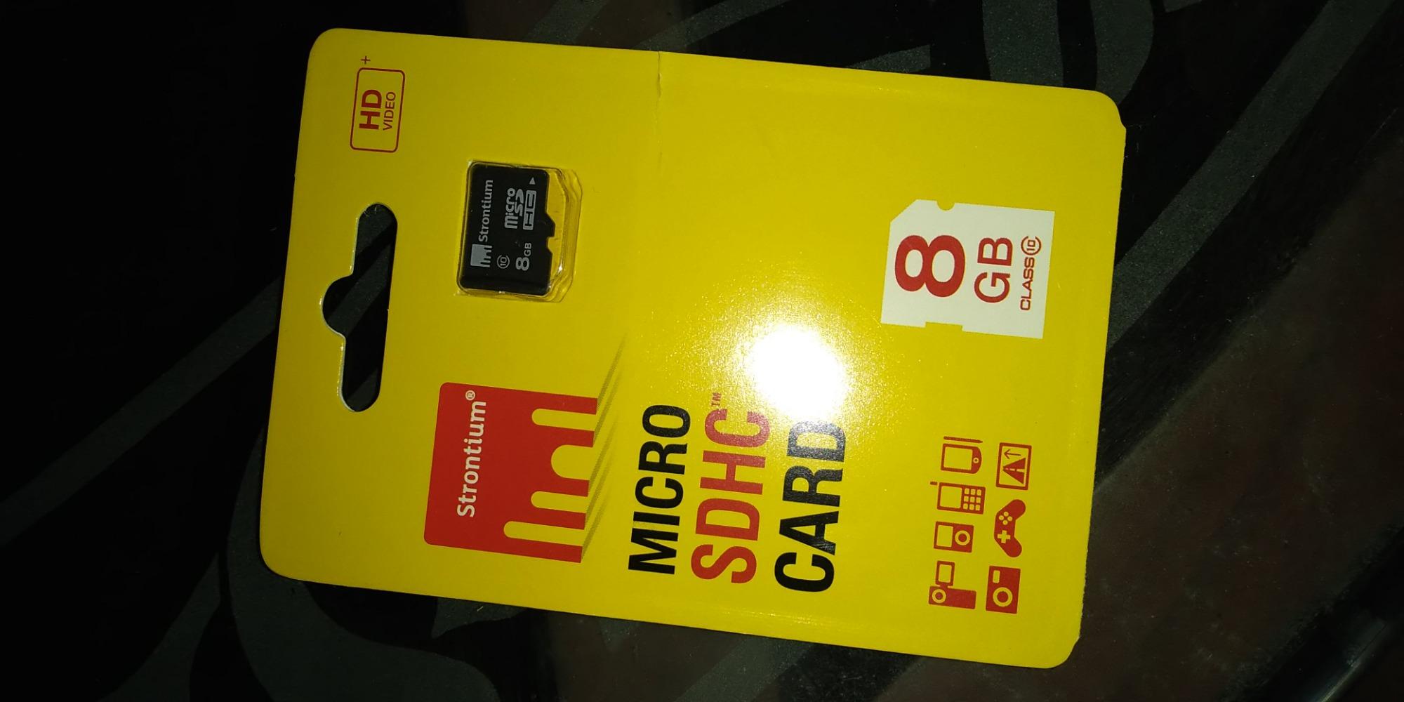 Strontium MicroSD Class 10-8GB Memory Card (Black) - Buy Strontium ...