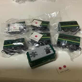 Amazon.co.jp: Capsule Plarail Motor Car EF81 Twilight Express 7 Car Set ...