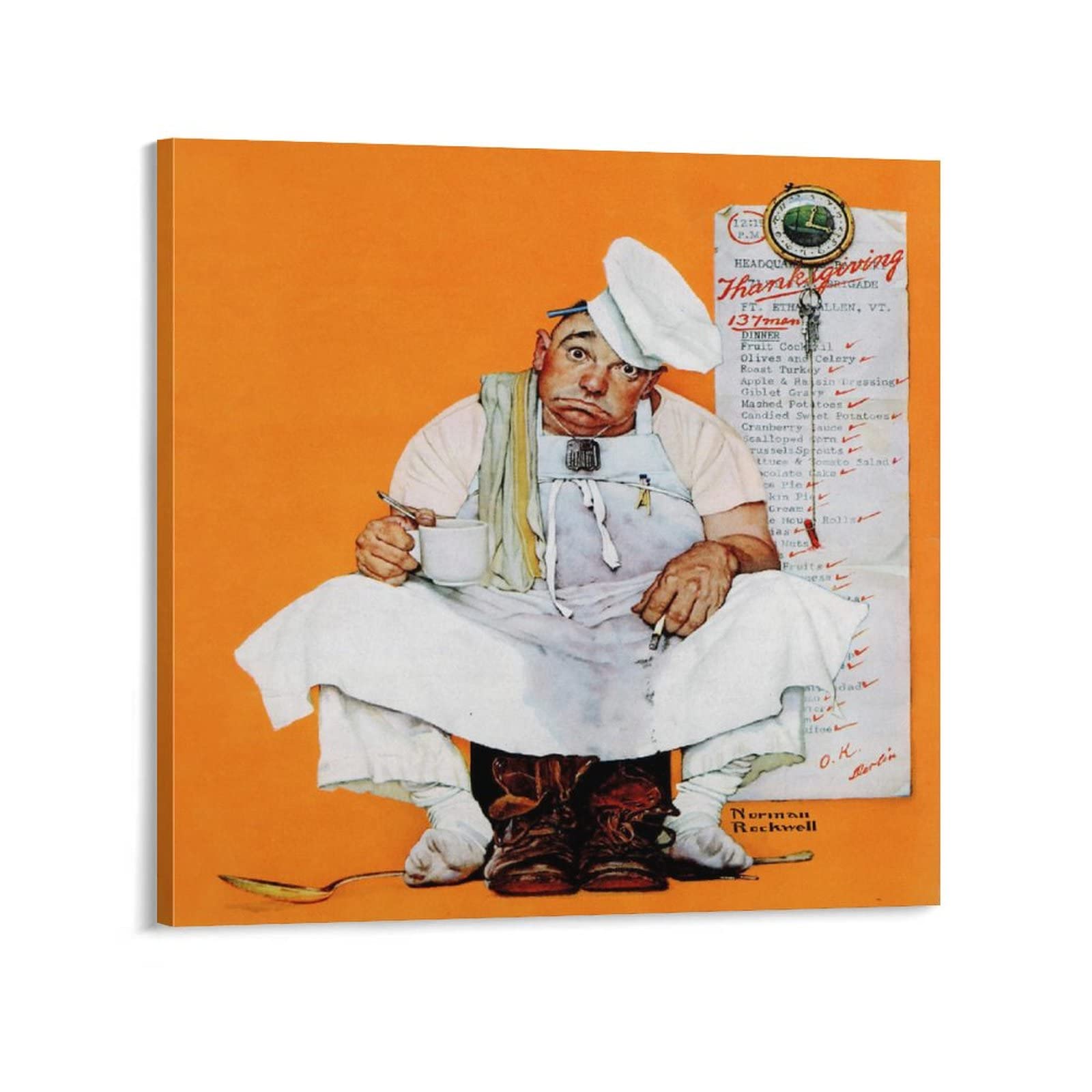 Norman Rockwell Thanksgiving Famille Moderne Poster For Sale Mit