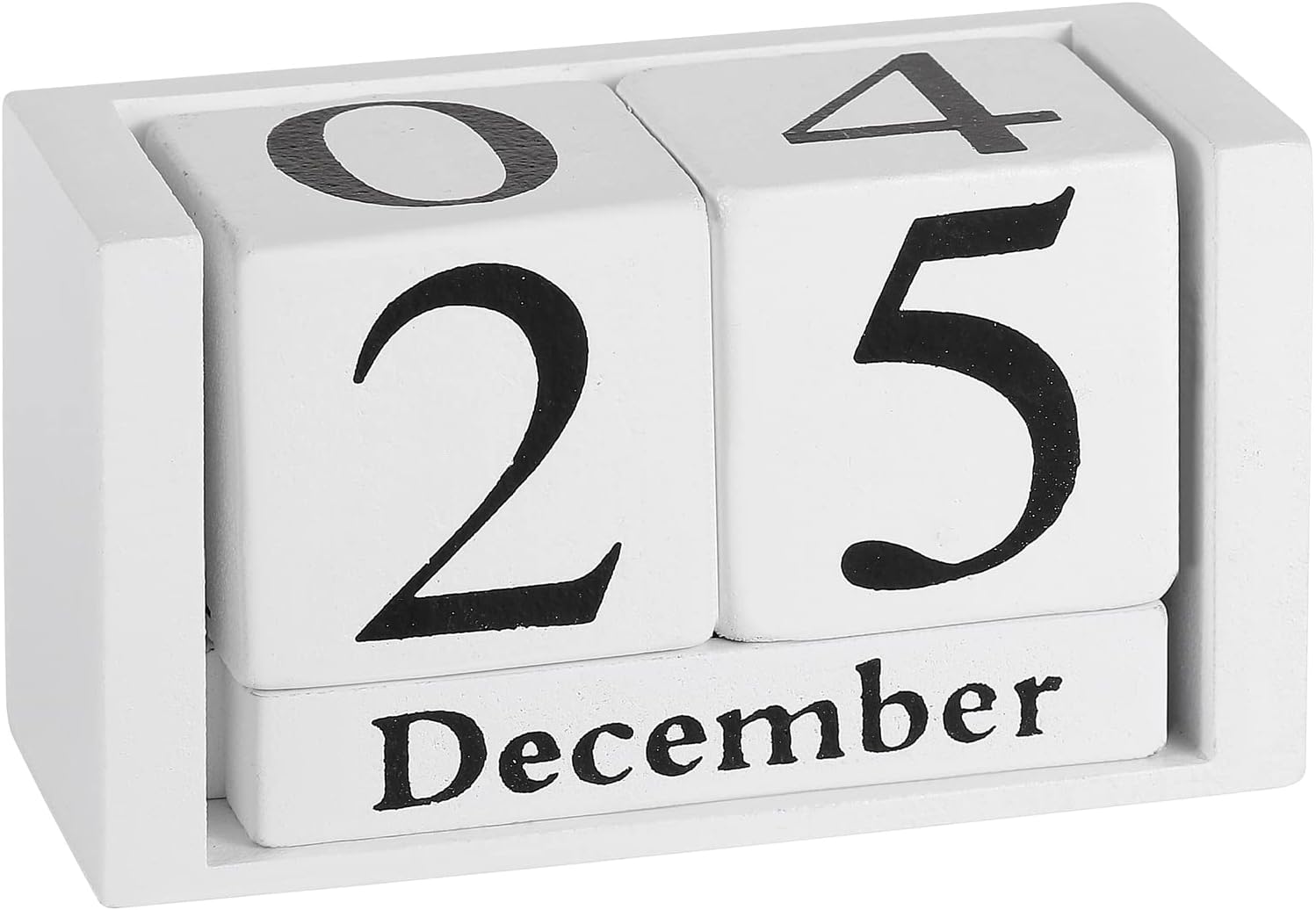 Newest Vintage Wooden Calendar, Wooden Date Block Perpetual Calendar ...