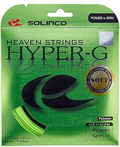 Solinco Hyper g Soft Tennis String - The Ultimate Spin & Comfort Poly ...