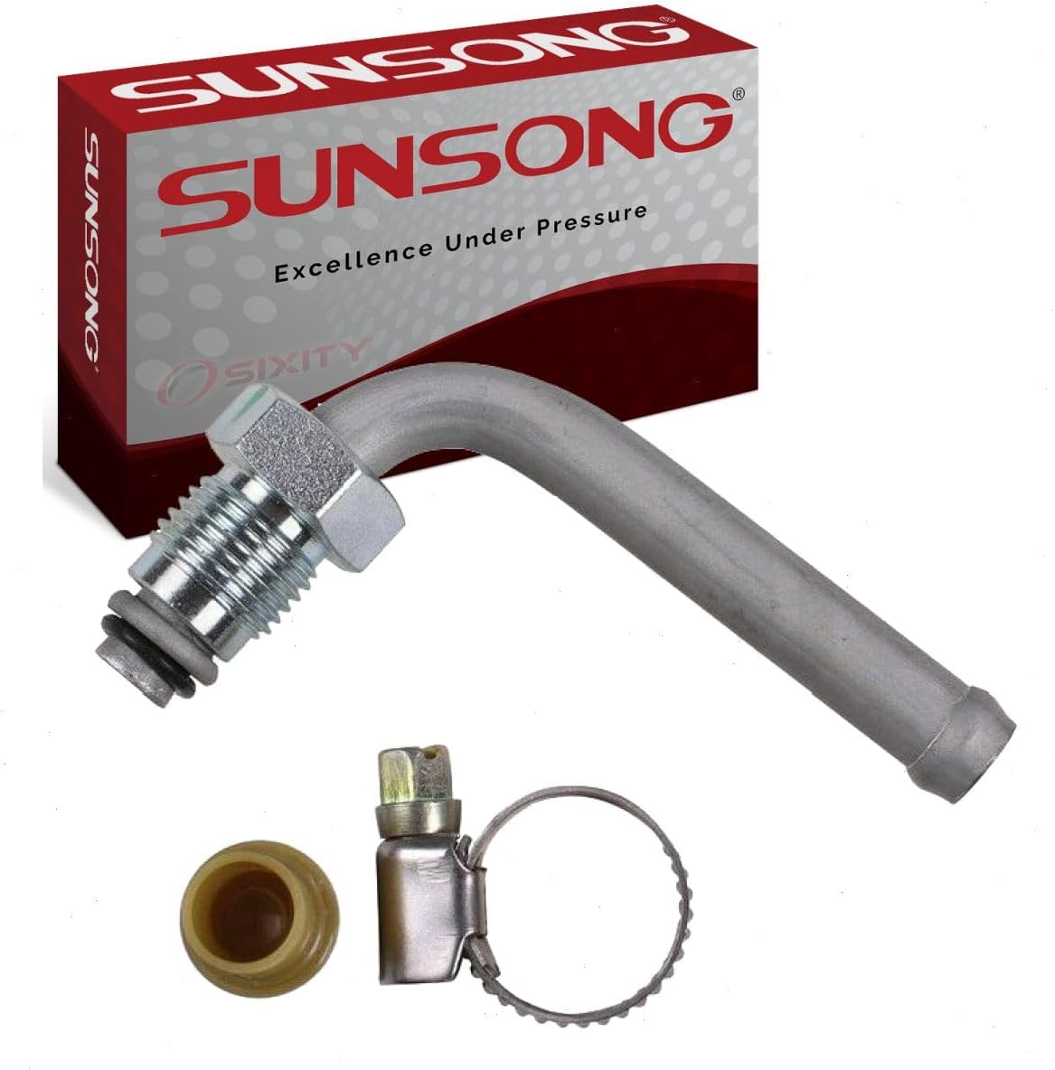 Amazon.com: Sunsong 3602832 Power Steering Return Line End Fitting ...