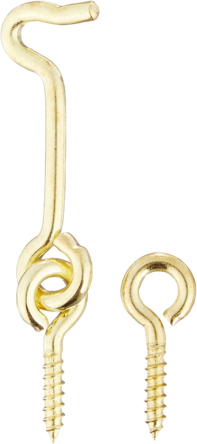 Amazon.com: Stanley Hardware S750-620 CD8440 Hooks and Eye in Solid Brass