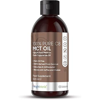 Go-Keto Huile TCM, 500 ml | HUILE TCM premium C8/C10, 100 % huile de coco, sans huile de palme ...