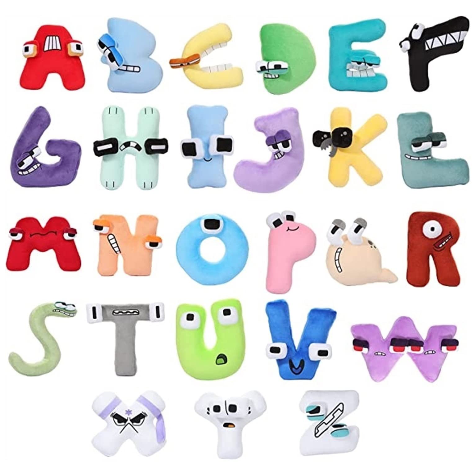 Buy BNNP 1pc Funny Alphabet ABC Alphabet Lore Plush, Alphabet Lore ...