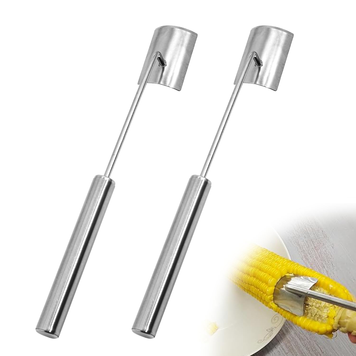 Long Handle Stainless Steel Corn Stripping Tool CORN THRESHER STAINLESS ...