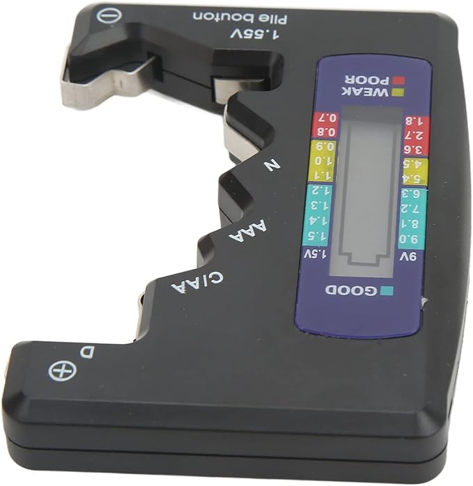 Universal Battery Tester, Professional ABS Digital Battery Capacity ...
