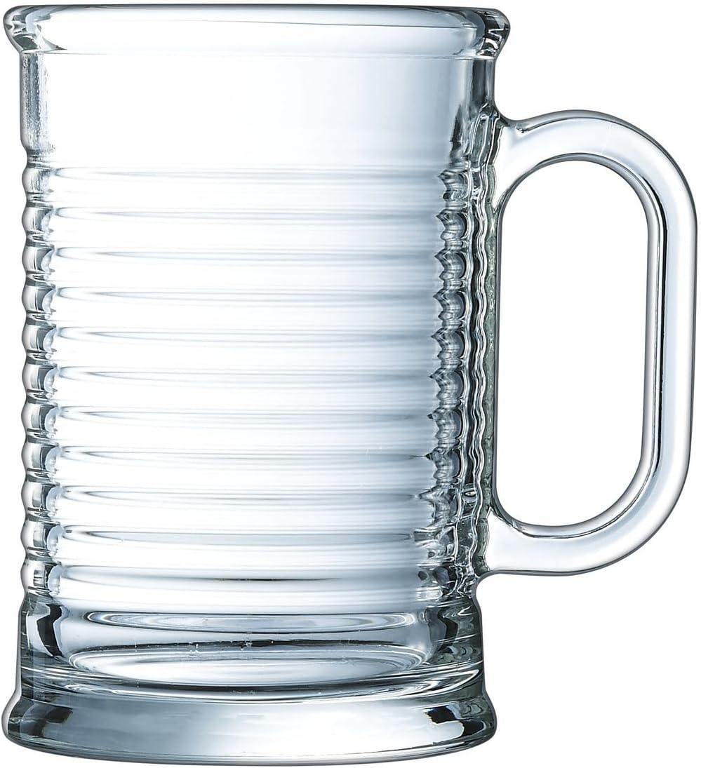 Amazon.com: Luminarc 8021603 Mugs, transparent, glass, 10.8 x 7.5 x 11.3 cm