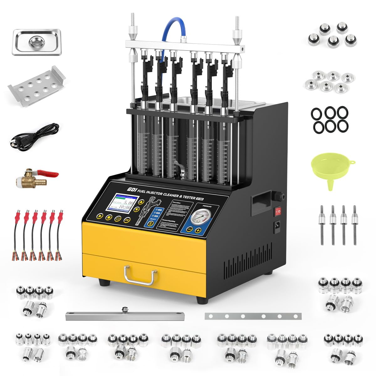 Snapklik.com : Fuel Injector Cleaner Tester GDl EFl FSI Ultrasonic Fuel ...