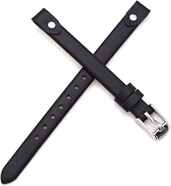 Amazon.co.jp: THEAGE 8mm バネ棒 本革腕時計ストラップ 交換用 Fossil ES3148 ES4119 ES4176 ...