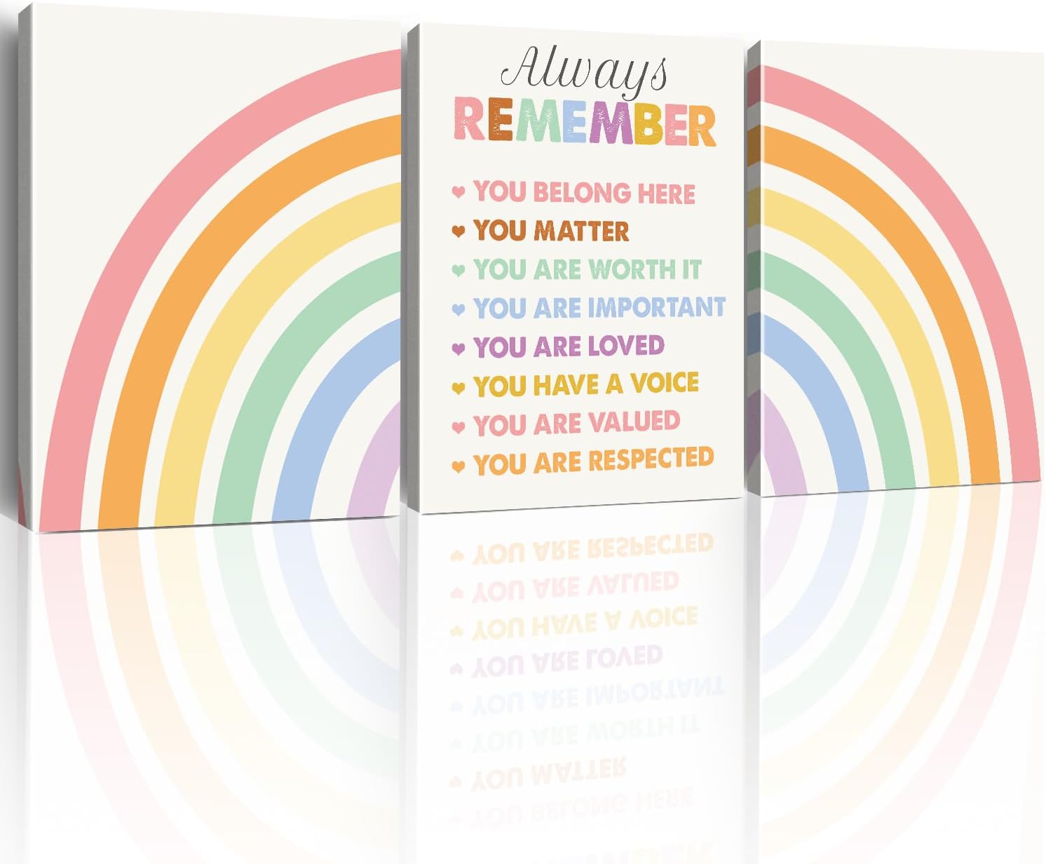 Amazon.com: Rainbow Classroom Decor Diversity Posters for Classroom ...