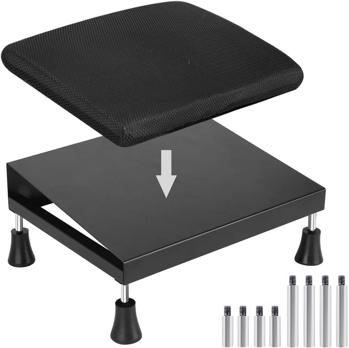 Amazon.com: Mymyth Office Foot Rest for Under Desk at Work - Iron ...