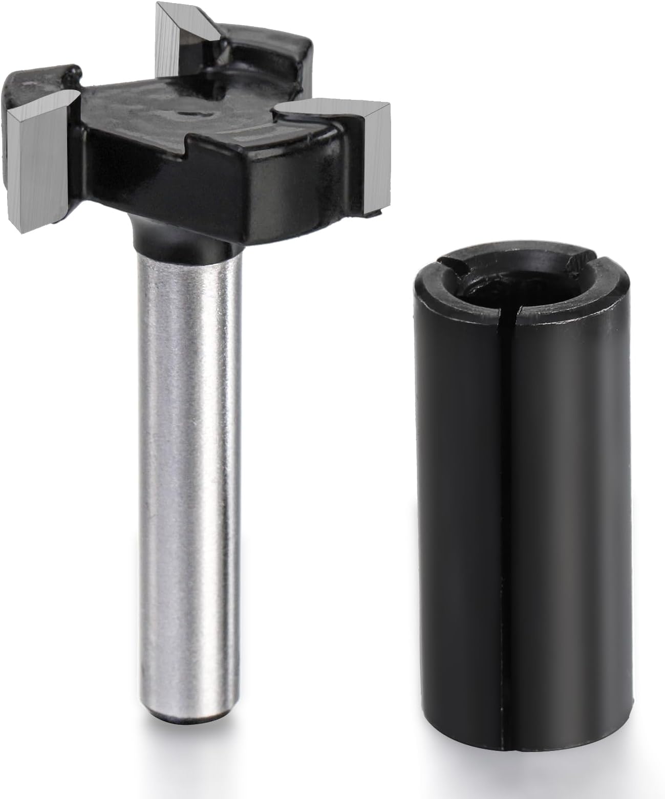 ZEAYEA CNC Spoilboard Surfacing Router Bit, 1/4 inch Shank 1/2 inch ...