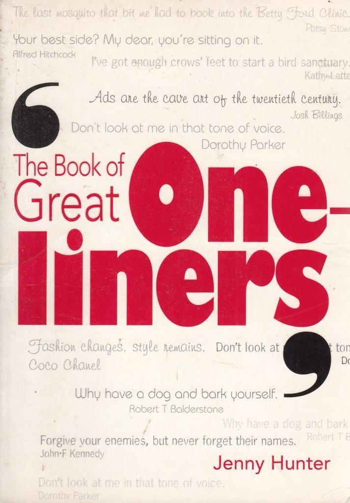 Amazon.com: The Book of Great One-Liners: 9781741104202: Hunter, Jenny ...