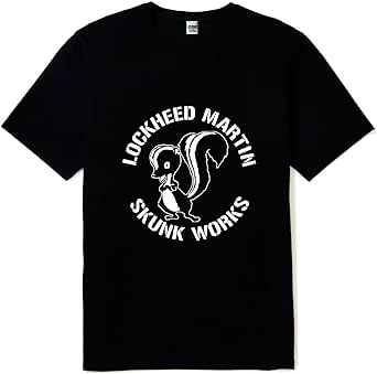 Amazon.com: Lockheed Martin Skunk Works T-Shirt Funny Cotton Tee ...