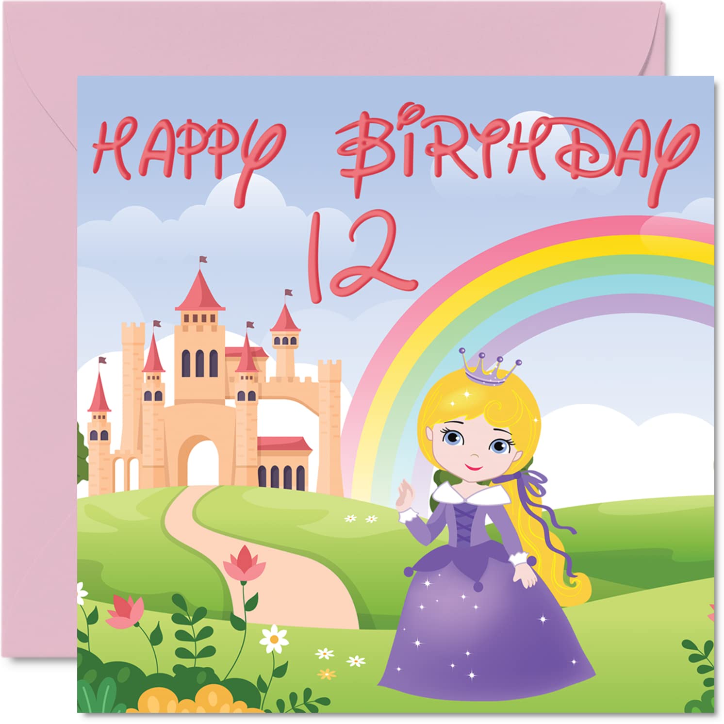 For Girls 12th Birthday Cards