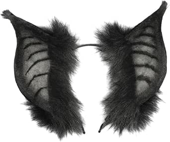 Amazon.com: GRABAGECAN Bat Ears Headbands Teens Anime Cosplay Hairband ...