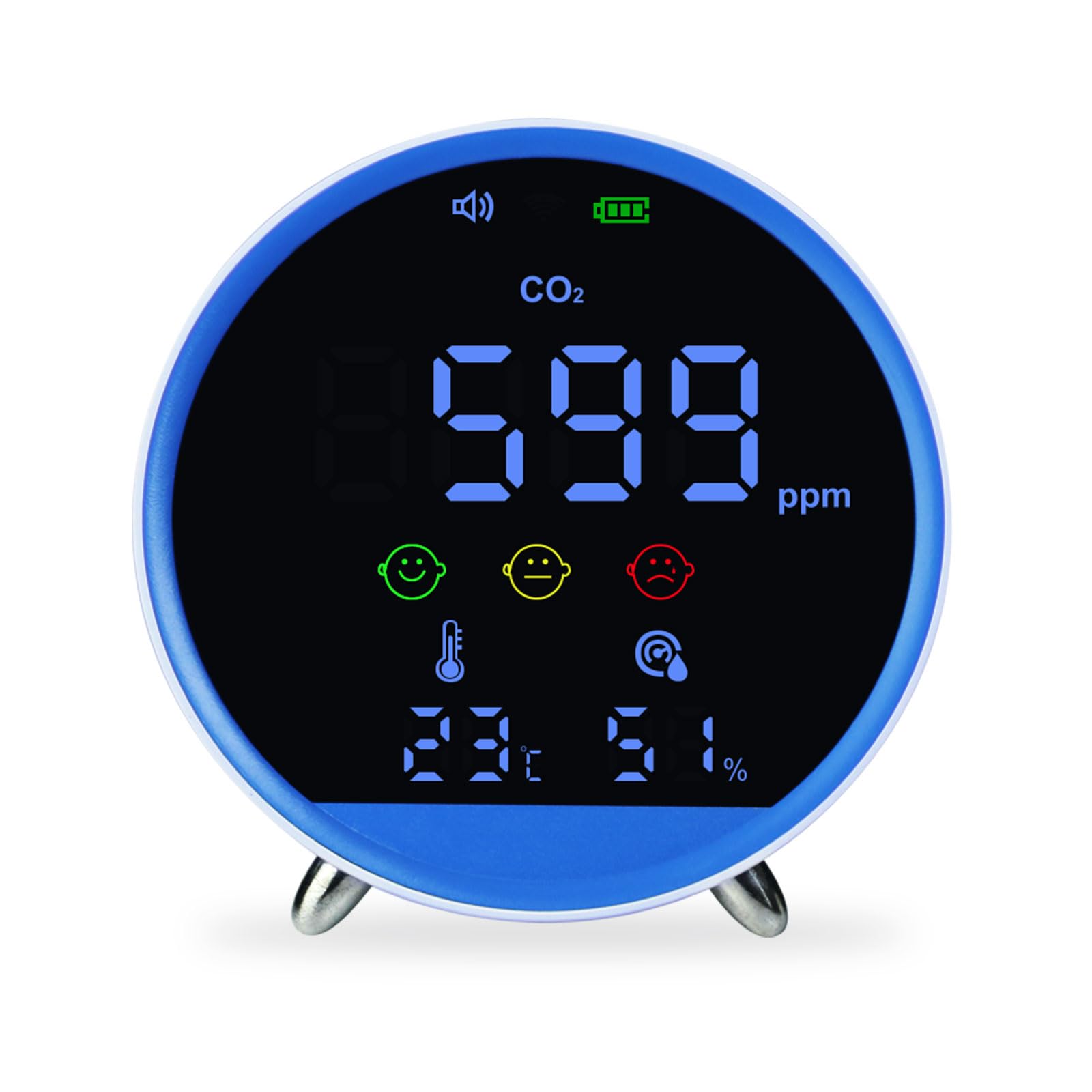 Snapklik.com : CO2 Detector Portable CO2 Monitor Carbon Dioxide ...