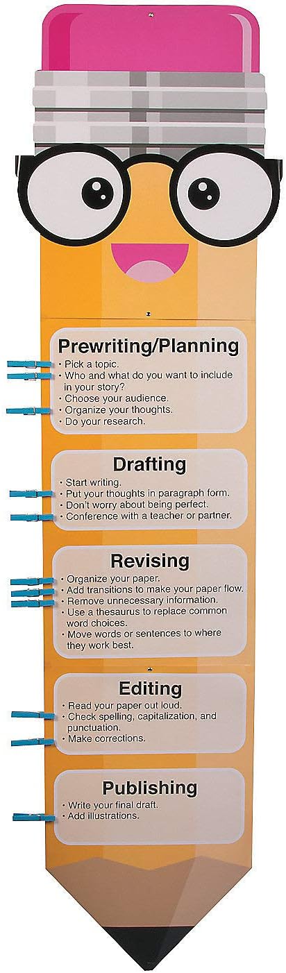 Amazon.com: Fun Express Writing Process Chart Set - 31 Pieces ...