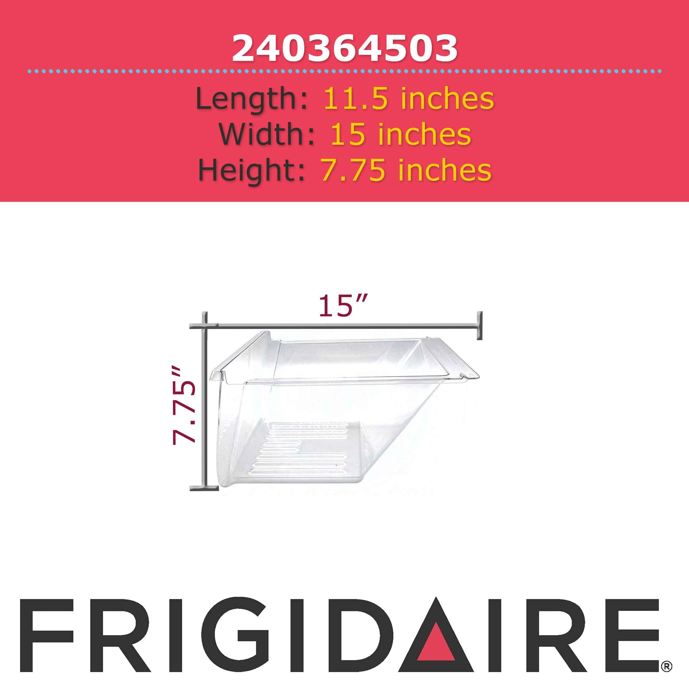 Frigidaire 240364503 Frigidare Crisper Pan, 11.31â€_x009d_ x 14.75â ...