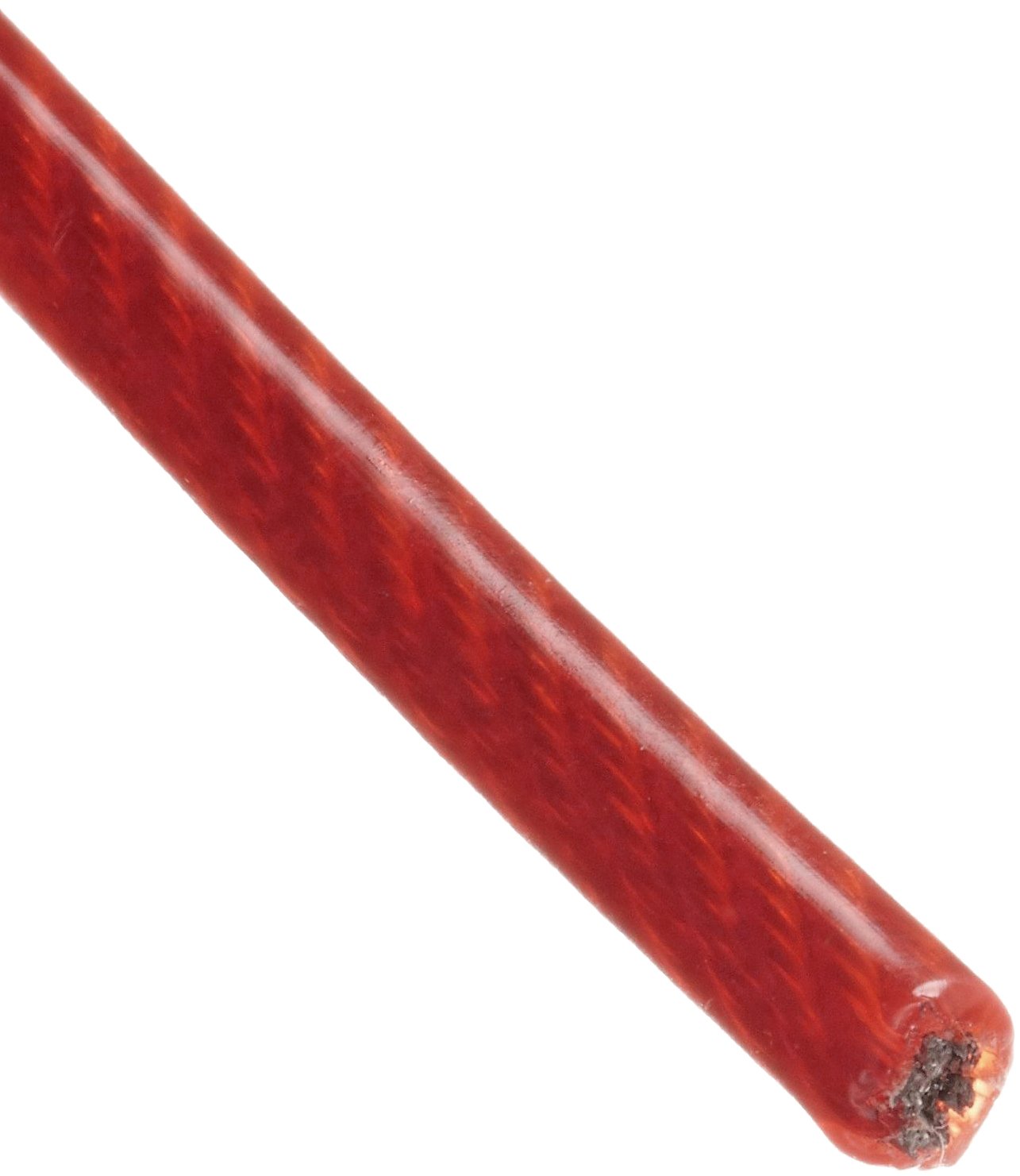 Loos Galvanized Steel Wire Rope, Vinyl Coated, 7x19 Strand Core, Red, 1 ...