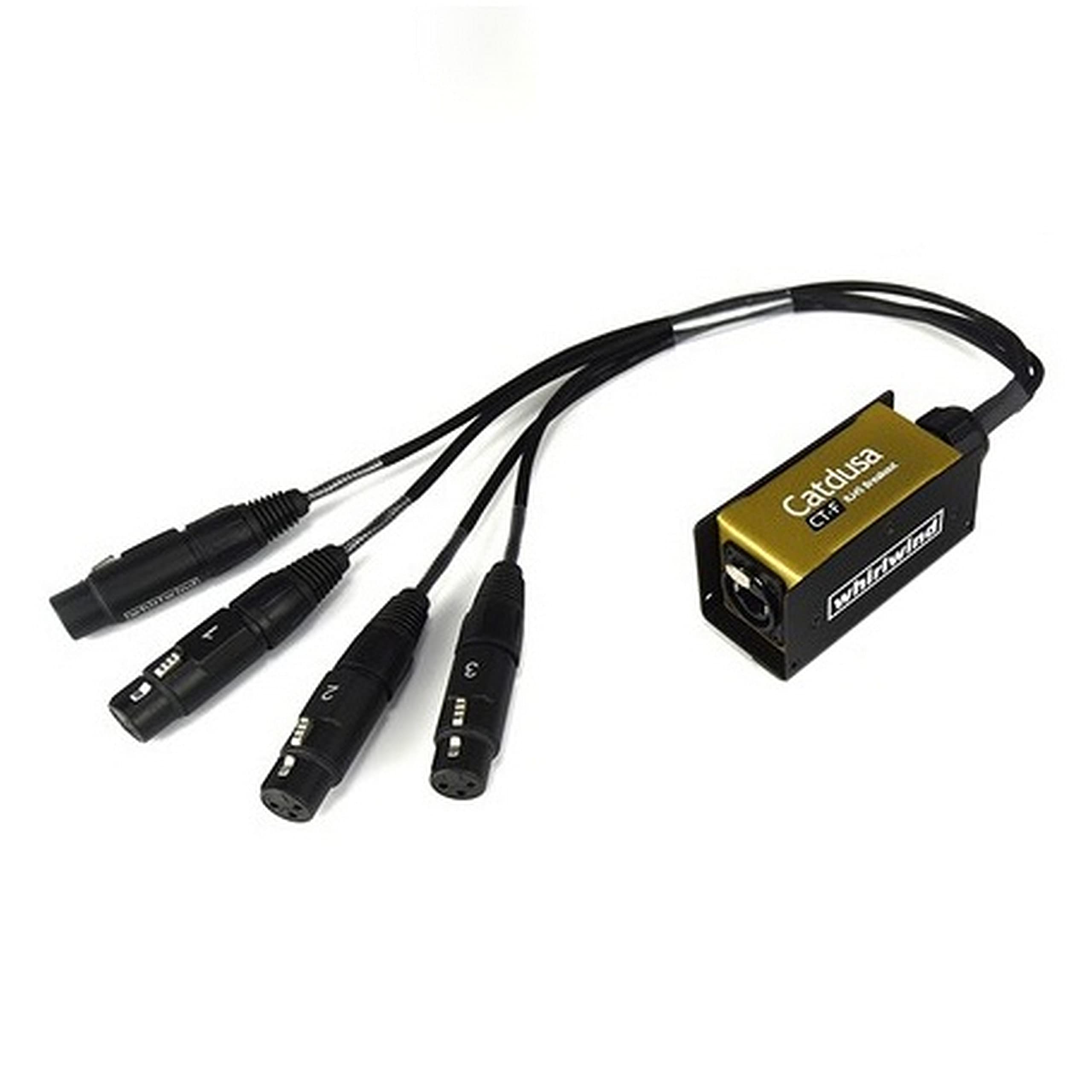 Amazon.com: Whirlwind Catdusa CT-F RJ45 Breakout Adapter with 4x 1.5 ...
