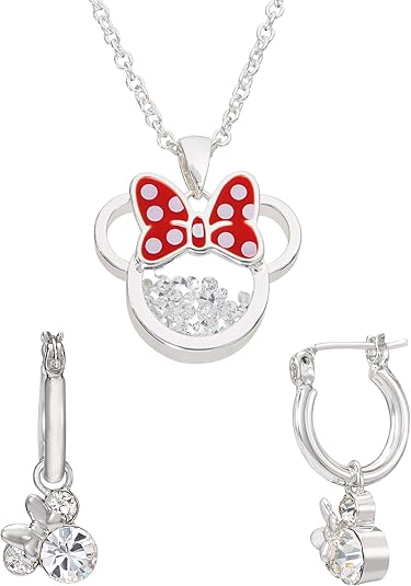 Amazon.com: Disney Minnie Mouse April Birthstone Silver Plated Shaker ...